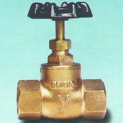 China BS1010-2 Gunmetal Stop Brass Gate Valve with Wheel Handle - PN20 Pressure Rating, 1/2in to 2in Female Screwed Ends for sale