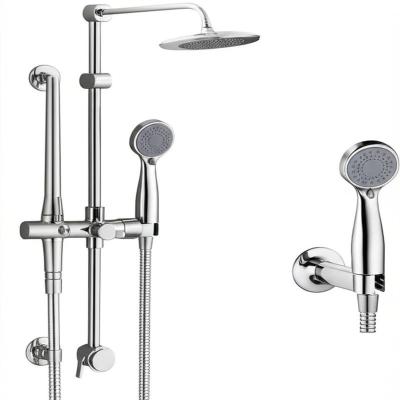 China INOVI Brass Shower Faucet System with SPA Waist Jet - Head & Hand Shower Combo, 5-Year Warranty for sale