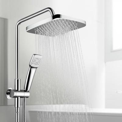 China Brass Bathroom Faucet with Head Shower Hand Shower 5 Year Warranty Chrome Gunmetal White for sale