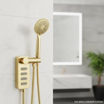 China Hand Shower Faucets Featuring Brass SPA Waist Jet Suitable for Healthcare Hospitality and Residential Bathroom Solutions for sale