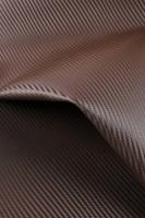 China Luggage Carbon Brazing Pattern Silicone Leather Fabric 133cm Width for sale