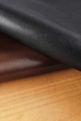 China Classic Black Fishbone Pattern Silicone Leather Fabric For Belt Luggage for sale