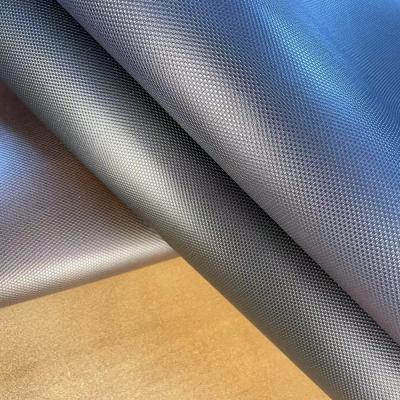 China 1.46mm Long Square Pattern Silicone Leather Fabric Anti - Aging for sale