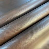 China 1.46mm Long Square Pattern Silicone Leather Fabric Anti - Aging for sale