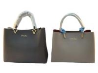 China Ladies Versatile Calf Leather Large Capacity Tote Bag 29cm Length Zipper Pocket for sale