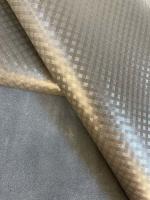 China Gray Floor Pattern Silicone Leather Fabric Fade - Resistant Three - Dimensional for sale