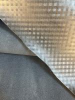 China Gray Floor Pattern Silicone Leather Fabric Fade - Resistant Three - Dimensional for sale