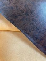 China Crystal Grain Silicone Leather Fabric Dark Brown Delicate Pattern Smooth for sale