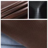 China Non - Fading Silicone Leather Fabric Pearlescent Pink Diamond Pattern for sale
