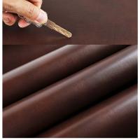 China Luggage Vegan Leather Fabric 100% Silicone Grain Fine Wear Resistant for sale