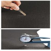 China Anti - Fouling Finished Silicone Leather Fabric Microfiber For Bags And Belts for sale