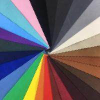 China TGKELL 0.7mm Microfiber Leather Fabric Waterproof Faux Leather Material For Furniture for sale
