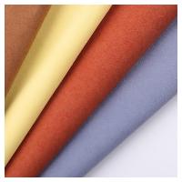 China Fold Resistant 0.8mm Thick Synthetic Suede Leather For Gloves for sale