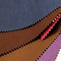 China Not Deformed 1.4mm Microfiber Leather Fabric Micro Suede Material For Bags for sale