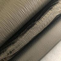 China TGKELL Embossed Coated Microfiber Fabric 90SF PVC Faux Leather for sale
