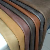 China 20SF Furniture Coated Microfiber Fabric Synthetic Pu Leather 1.6mm for sale