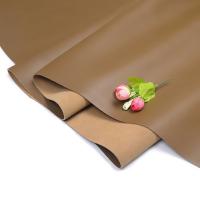 China Dark Brown Coated 22SF-28SF Synthetic PVC Leather 1.4mm-1.5mm Thick for sale