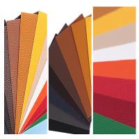 China Width 53'' PU Synthetic Leather Cross Grain Embossed Vegan Leather For Upholstery for sale