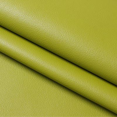 China Nappa Pattern PVC PU Faux Leather Fabric 1.2mm Synthetic PU Material for sale