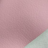 China Candy Colors 0.8mm Pu Synthetic Leather Artificial Leather For Upholstery for sale