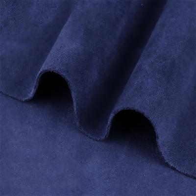 China 0.9mm Mothproof Anti Scratch Suede Leather Fabric For Handbags for sale