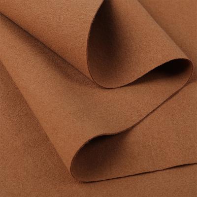 China Waterproof 10 Micrometers Microfiber Leather Fabric 0.6mm Synthetic Suede Fabric for sale