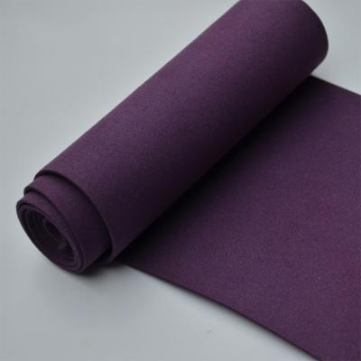 China Customized Purple Acid Alkali Resistant PVC Leather Fabric For Upholstery for sale