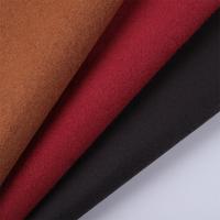 China Anti Scratch Lake Blue Leather Fabric Premium Suede Microfiber Suede Leather For Bags for sale