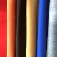 China Fadeless 0.65mm Synthetic Suede Microfiber Leather Fabric For Sofas for sale