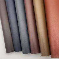 China 1.6mm Nappa Pattern PVC Artificial Leather Belts Polyvinyl Chloride Leather for sale