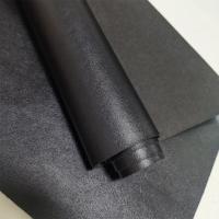 China Anti Mildew Black Whole Sheepskin Carpet 0.8cm Thick for sale