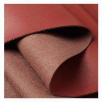 China Customized 0.4mm PVC Artificial Leather Fadeless Suede Synthetic Leather for sale