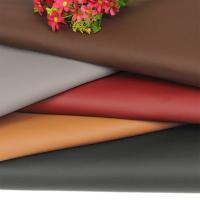China Furniture 0.6mm Pu Synthetic Leather Faux Suede Leather Material for sale