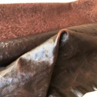 China Abrasion Resistant PU Shoes Leather Fabric 0.6mm Thick Artificial Suede Leather for sale