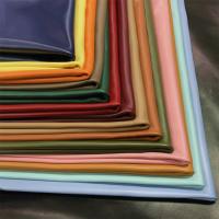 China Wear Resistant Custom Leather Apparel 1.95mm Thick Microfiber Suede Leather for sale