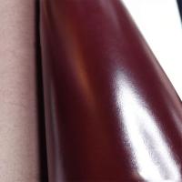 China Red Wine Sporting Goods PVC Artificial Leather Fold Resistant for sale