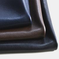 China Abrasion Resistant PU Leather Sporting Goods Dark Brown Artificial Suede Leather for sale