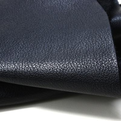China Not Deformed Microfiber Sports Leather Black Suede Fabric 0.6mm Thick for sale