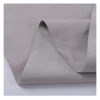 China ODM 0.7mm Artificial Suede Leather Pu Suede Leather For Handbags for sale