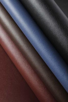 China Comfortable Feel Silicone Leather Fabric 1.6mm Thick Belt Nappa Leather for sale