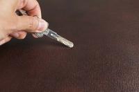 China Environmentally 1.6mm Thick Silicone Leather Fabric For Totes for sale