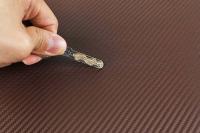 China Flame Retardant Carbon Fiber Leather Silica Gel Microfiber Fabric for sale
