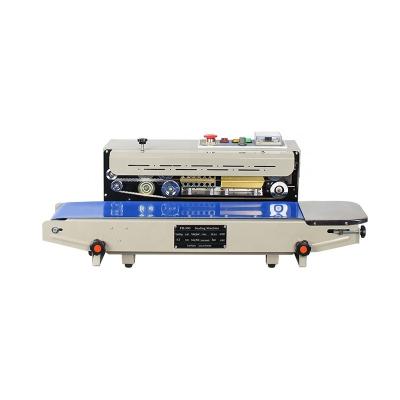 China FR900 Automatic Bag Sealing Machine 500W 0-12m/min Speed Plastic & Shrink Sleeve Sealer for sale