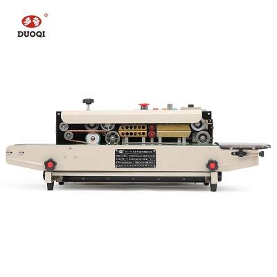 China DUOQI FR-770 Sealing Machine 500W 0-25m/min with Dry-Ink Printing for Plastic Bags for sale