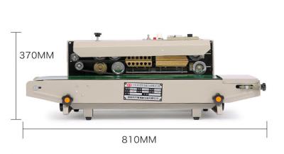 China FR-900 Continuous Bag Sealing Machine 500W 0-12m/min Corrosion Proof Energy Efficient for sale
