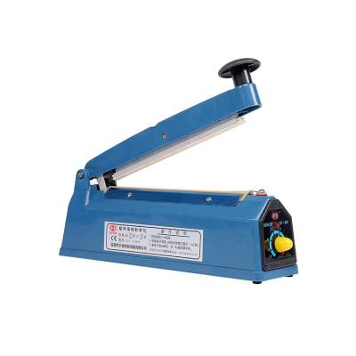 China SF-200P Plastic Bag Impulse Heat Sealer 300W Semi-Automatic Portable Hand Packing Machine with 200mm Sealing Width for sale