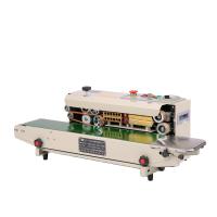 China FR-770 23kg Stainless Steel Continuous Band Sealing Machine | 500W 220V 0-25m/min Speed for sale