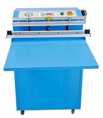 China DUOQI VS-600E Vertical Gas Flushing Sealer 600mm 110V Automatic Vacuum Packer for Meat Coffee Rice for sale