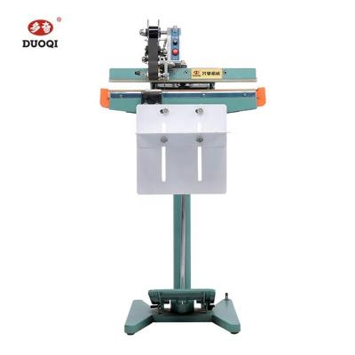 China DUOQI PFS-450x1 Foot Pedal Sealing Machine 450mm Sealing Length 1000W for Medical Gown Manufacturing for sale