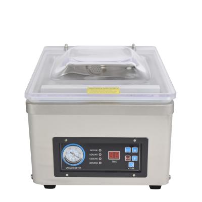 China DUOQI DZ-258 Semi-Automatic Single Chamber Vacuum Sealer 120W 110V/220V for Food Packaging for sale